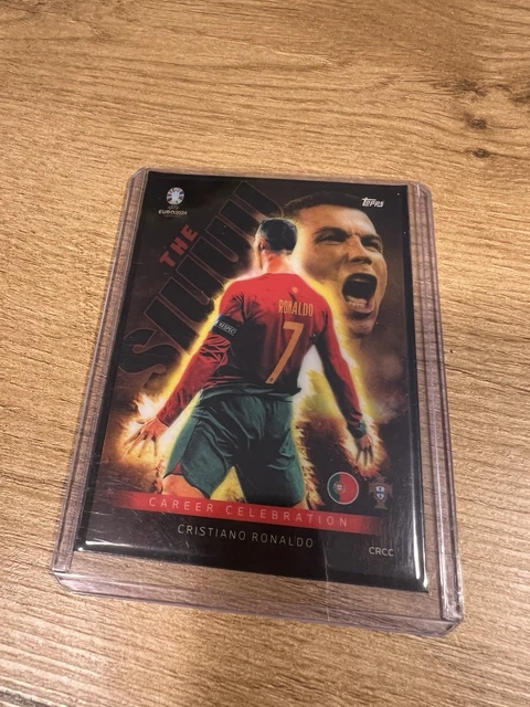 CRISTIANO RONALDO EURO 2024 Career Celebration CR7 The Siuuu Topps Match Attax EUR 80,00 ...