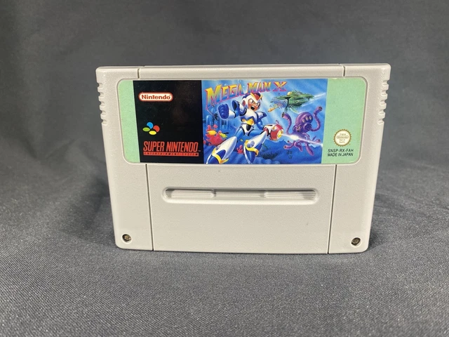 SNES - CARTRIDGE Cartucho - Mega Man X - Muy Buen Estado - Pal Fah EUR ...