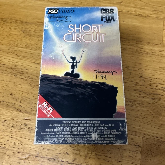 SHORT CIRCUIT VHS VCR 1986 CBS Fox Hi-Fi First Press Pso Video £9.37 - PicClick UK