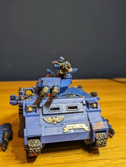 PREDATOR SPACE MARINES tank Warhammer 40k, Ultramarines paintwork £17. ...