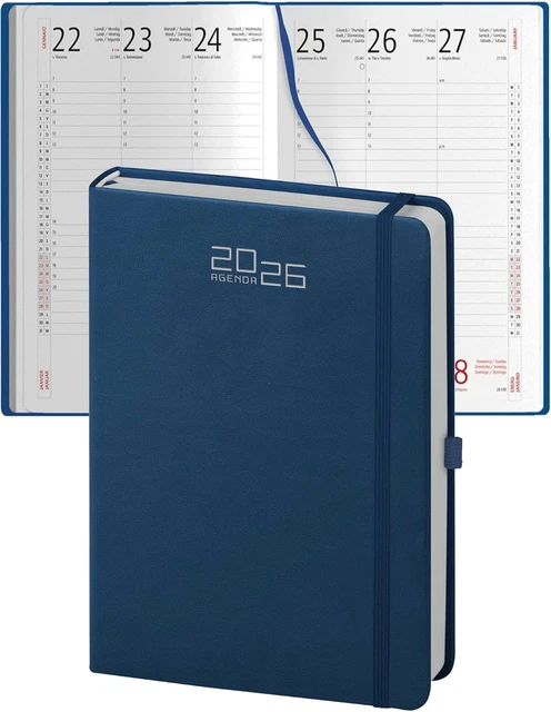 AGENDA 2026 SETTIMANALE A5 (15X21 Cm) – Planner Giornaliero E ...