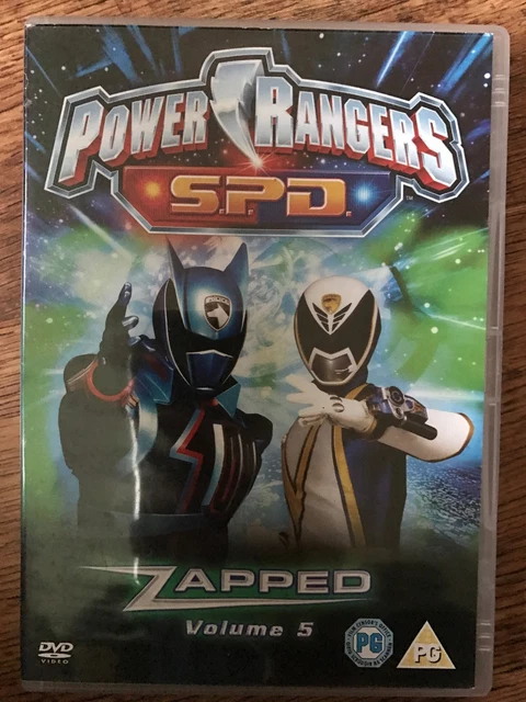 POWER RANGERS S.P.D. Space Patrol Delta DVD Vol.5 Zapped Cult Kids TV ...