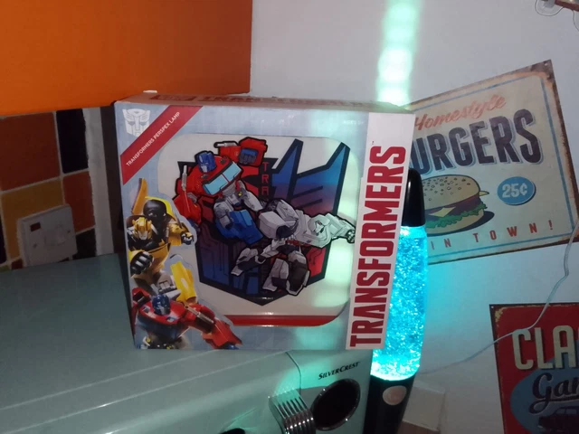 TRANSFORMERS 3D PERSPEX Wall Light and Desk Lamp £0.99 - PicClick UK