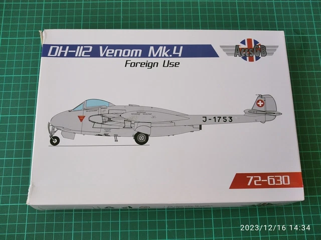 ACCSGB DE HAVILLAND DH-112 Venom Mk.4 "Foreign Use" 1/72 (72-630) £35. ...