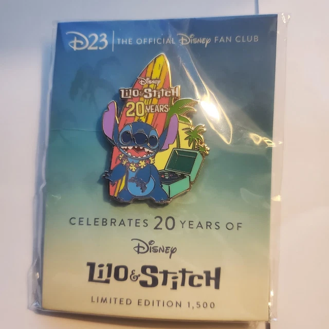 DISNEY D23 LILO And Stitch 20th Anniversary LE 1500 Pin 2022 EUR 104,96 ...
