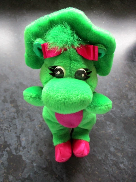 BARNEY THE PURPLE Dinosaur 17" Toy Pyjama Case 1997 Lyons & Baby Bop 7 ...