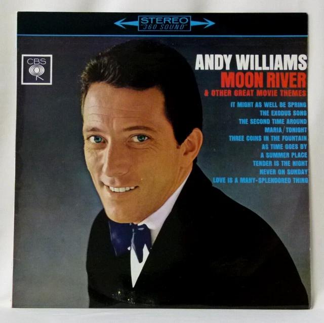 ANDY WILLIAMS MOON River & Other Great Movie Themes Lp Sbp 233019 $50. ...