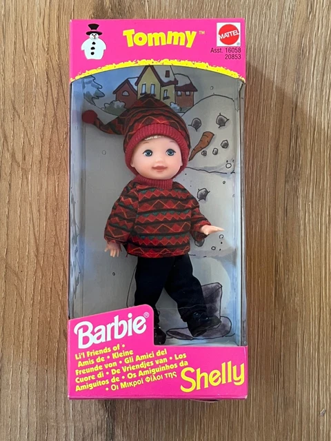 VINTAGE BARBIE SHELLY Club Tommy Doll - Winter Fun BNIB - Mattel 1998 £ ...