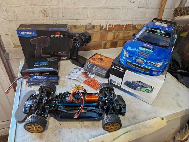TAMIYA TTO2 CHASSIE Subaru Impreza Bodyshell Radio Brushless Combo ...