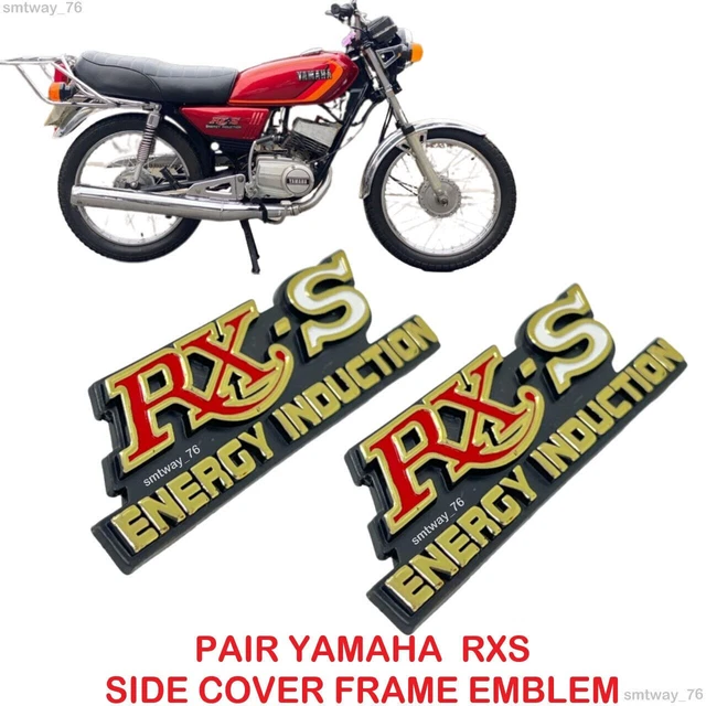 PAIR YAMAHA RX Special Rx-Special Rxs 115 Rxs Side Cover Frame Emblem ...