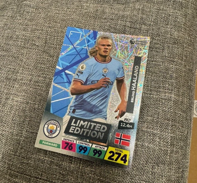 ERLING HAALAND 2023 Panini Adrenalyn XL Premier League Limited Edition ...