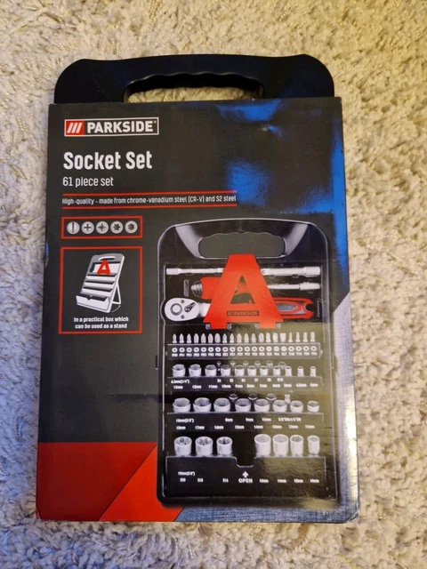PARKSIDE 61PC SOCKET Set £21.52 - PicClick UK