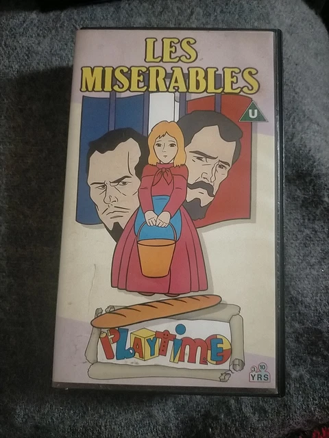 LES MISERABLES VHS Playtime Cartoon Animated Video Tape U EUR 11,65 ...