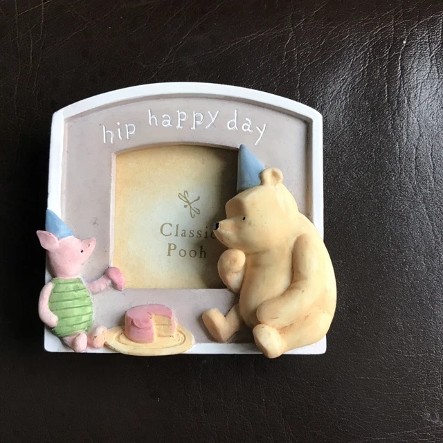 DISNEY CLASSIC POOH Winnie The Pooh Piglet Mini Photo Frame Vintage £7. ...