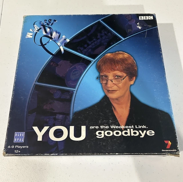 YOU ARE THE Weakest Link Goodbye 2001 Australian Edition Board Game ...