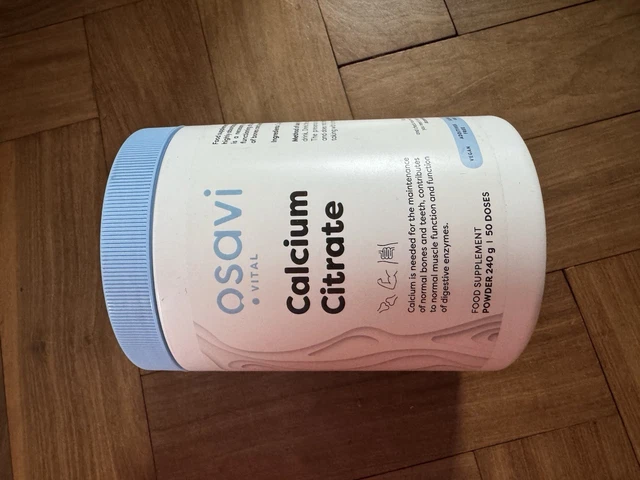 OSAVI CALCIUM CITRATE, Powder - 240 grams £10.52 - PicClick UK