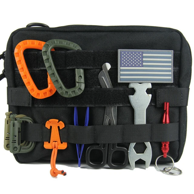 CAMOUFLAGE MULTIFUNCTIONAL TOOLKIT, Field Survival Kit, Emergency ...