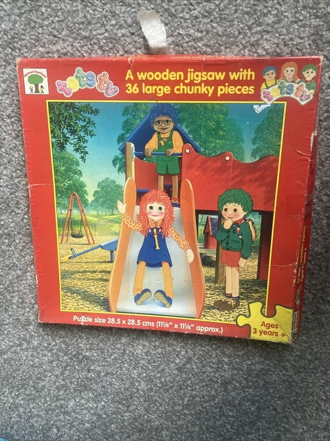 TOTS TV 36 Piece Wooden Jigsaw 90’s £9.69 - PicClick UK