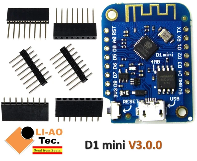 WIFI IOT DEVELOPMENT Board ESP8266 4MB MicroPython NodeMCU for D1 mini ...