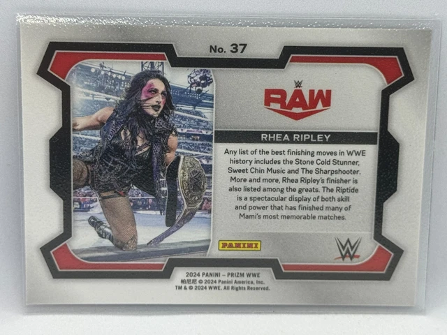 RHEA RIPLEY 2024 Panini Prizm WWE n.37 EUR 2,97 - PicClick IT