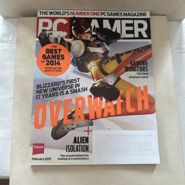PC GAMER MAGAZINE February 2015 Overwatch Blizzard Best Games Of 2014 £ ...