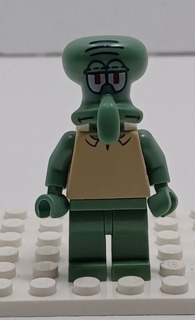 LEGO MINIFIGURE SQUIDWARD Big Head bob020 Spongebob Squarepants EUR 13 ...