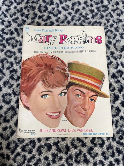 MARY POPPINS - SIMPLIFIED PIANO SONG BOOK- Songs From Walt Disney ...
