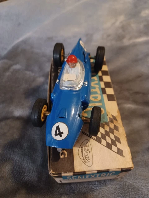 SCALEXTRIC C58 COOPER Blue Boxed Vintage Classic Triang 1:32 Scale Slot ...