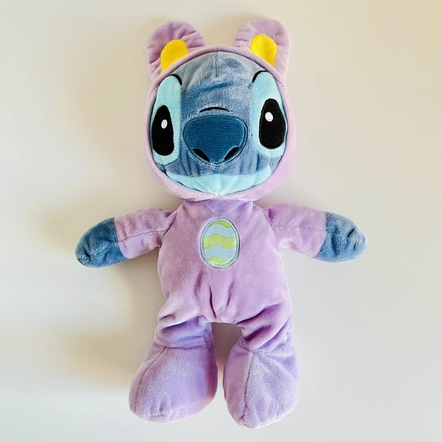 DISNEY LILO & Stitch Easter Bunny Rabbit Plush Teddy Bear Toy Purple ...
