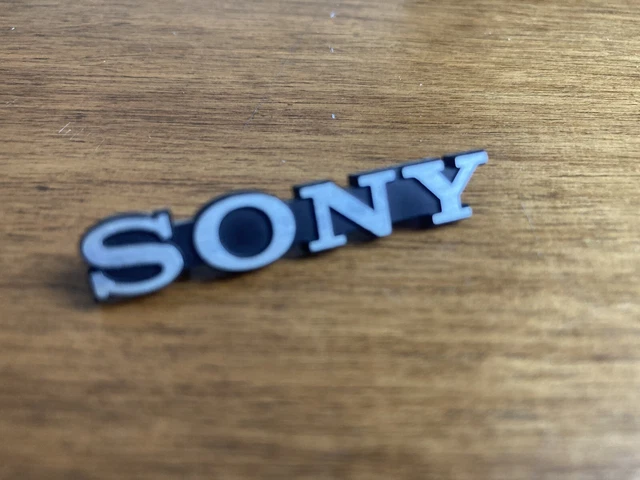 VINTAGE SONY SPEAKER Badge / Logo $10.00 - PicClick CA