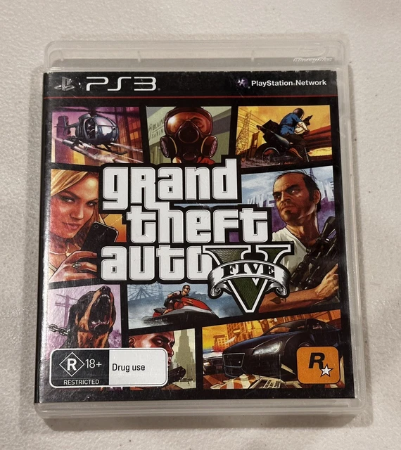 GRAND THEFT AUTO V 5 PS3 PlayStation Game + Booklet & Map. Great Cond ...