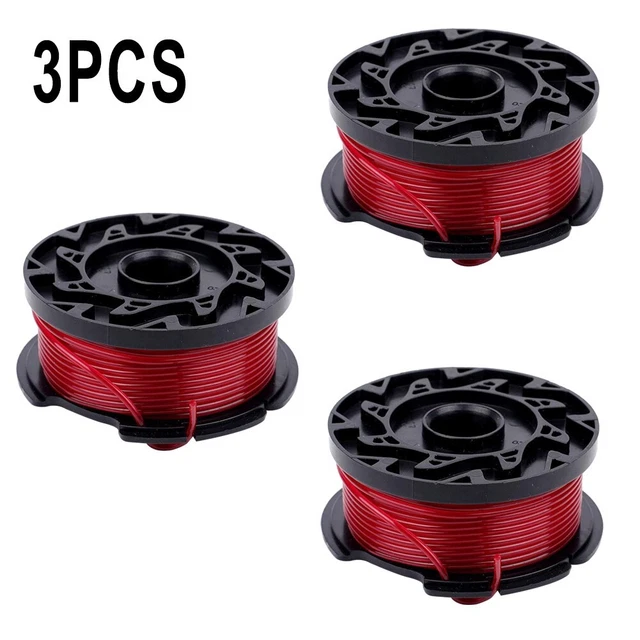 3X BLACK AND Decker A6481 Replacement Coils for Reflex Strimmer Trimmer ...