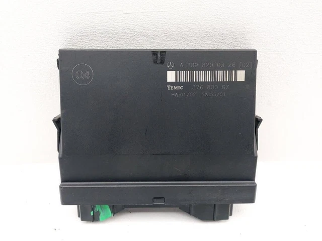 MERCEDES CLK W209 Bcm Body Comfort Control Module Unit A2098200326 2005 ...