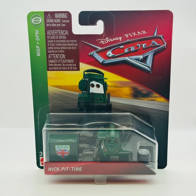 DISNEY PIXAR CARS - NICK PIT-TIRE NIGEL PITTY 2018/2019 - 1:55 Diecast ...