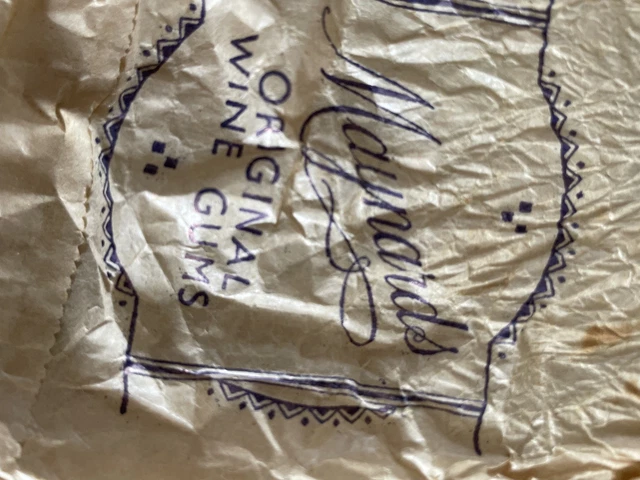 2 XVINTAGE PAPER Bags props Maynard’s confectionery Fyfes Tunbridge ...