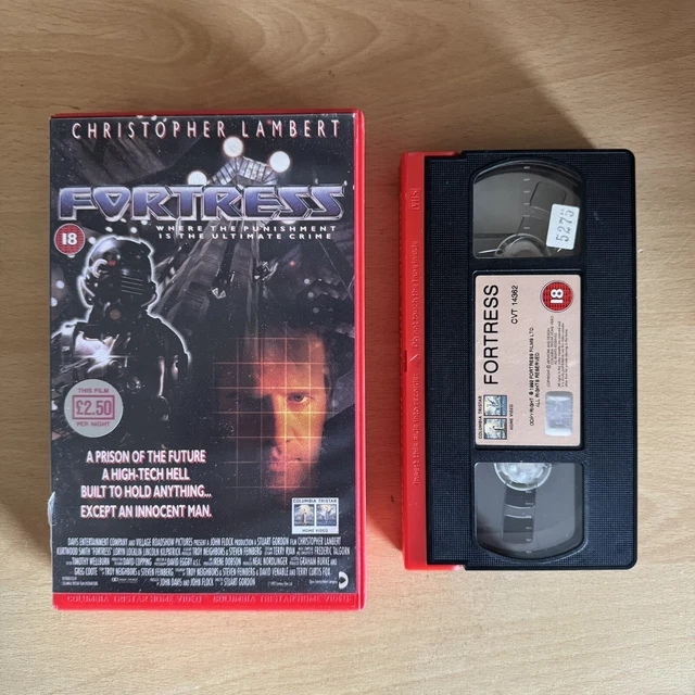 FORTRESS 1992 EX Rental VHS, Sci-Fi Christopher Lambert Kurtwood Smith ...