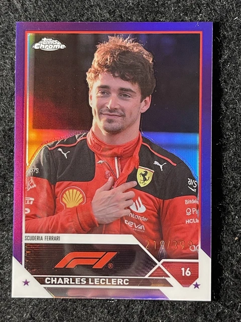 TOPPS F1 CHROM 2023 Charles Leclerc #6 True Lila/399 - Top EUR 1,16 ...