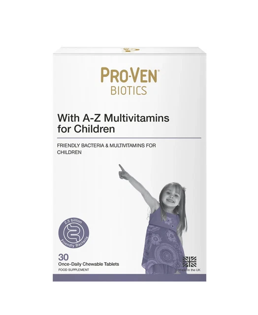 PRO-VEN BIOTICS A-Z Multivitamins for Children - 30 Tablets £10.03 ...