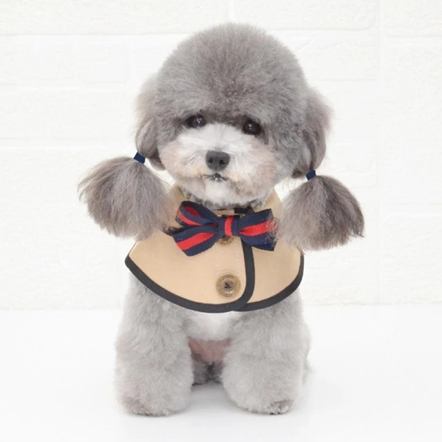 DOG SHAWL SALIVA Towel Scarf Pet Bow Tie Jewelry Accessories - Size S ...