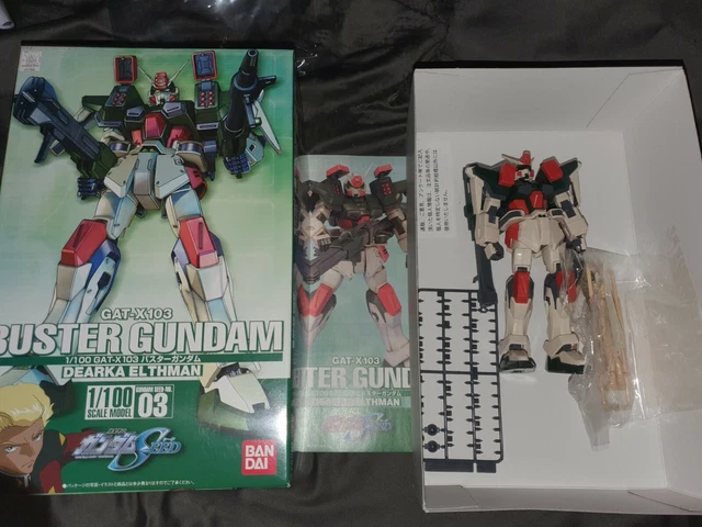 GAT-X103 BUSTER GUNDAM 1/100 Scale Model Kit Figure Seed (Assembled ...