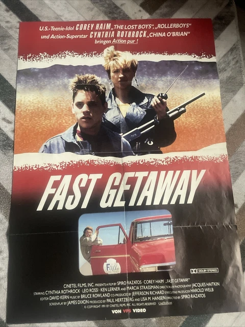 COREY HAIM , Cynthia Rothrock Fast Getaway Theatre Poster £74.99 ...
