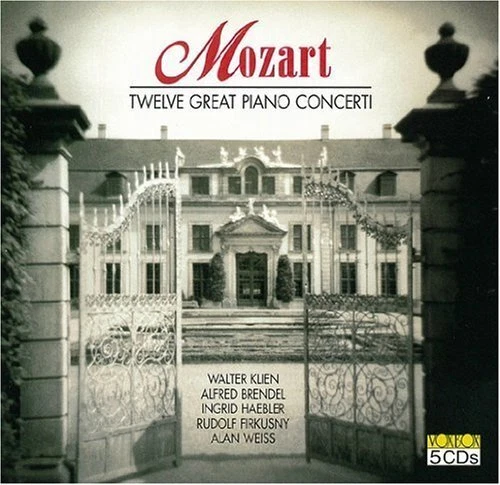 WOLFGANG AMADEUS MOZART Mozart: Twelve Great Piano Concerti (CD) Box ...