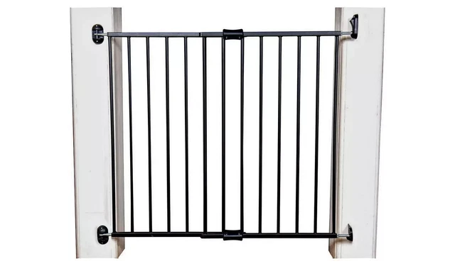 EXTENDING METAL PET Gate £25.00 - PicClick UK