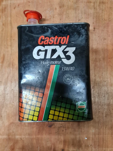 ANCIEN BIDON D'HUILE Castrol Gtx3 EUR 10,00 - PicClick FR