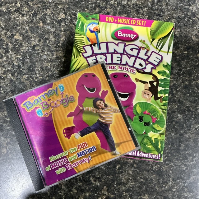 BARNEY CD DVD Bundle The Barney Boogie Jungle Friends The Movie $13.76 ...