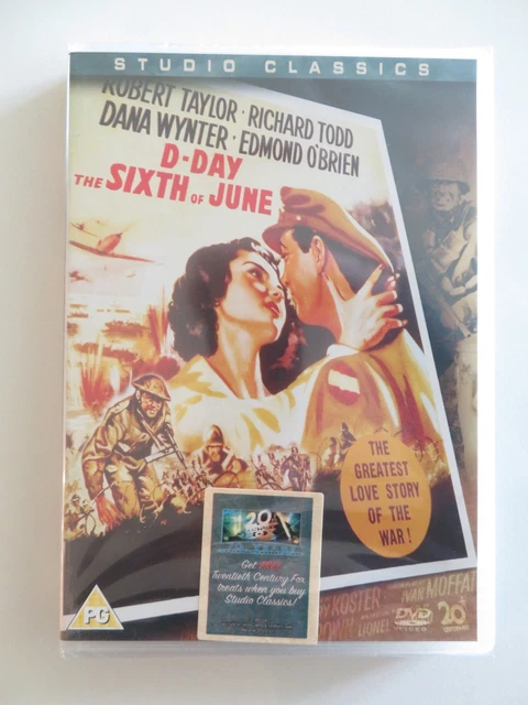 D-DAY THE SIXTH Of June (Dvd) Robert Taylor Richard Todd 1956 Region 2 ...