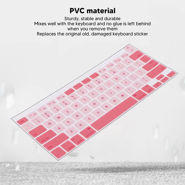 UNIVERSAL KEYBOARD STICKERS Replacement PVC English Keyboard Sticker ...