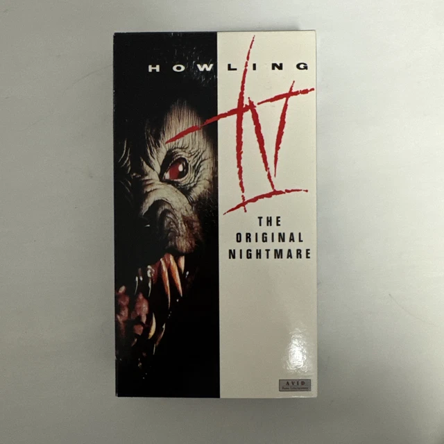HOWLING IV (4) The Original Nightmare VHS Video Tape Horror 1988 ...