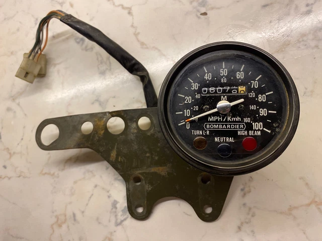 CAN AM BOMBARDIER Speedo Speedometer Clocks Military 250cc £29.99 ...