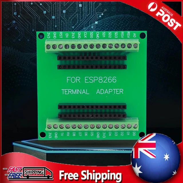 ESP8266 TERMINAL SCREW Board Useful GPIO Leads Out for ESP8266 ESP-12E ...